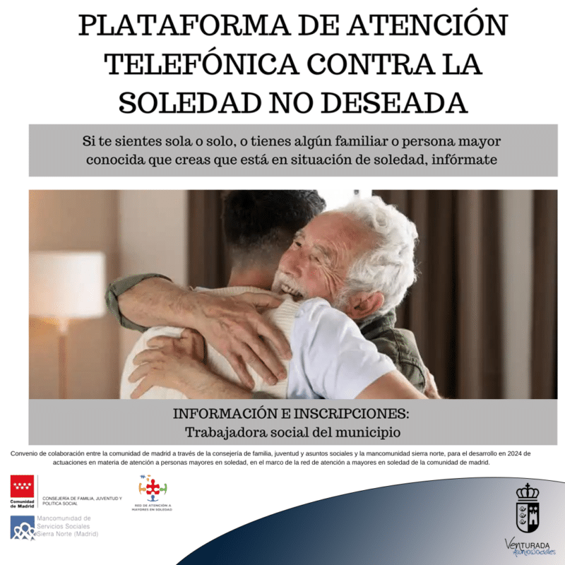 Soledad no deseada - Ayuntamiento de Venturada